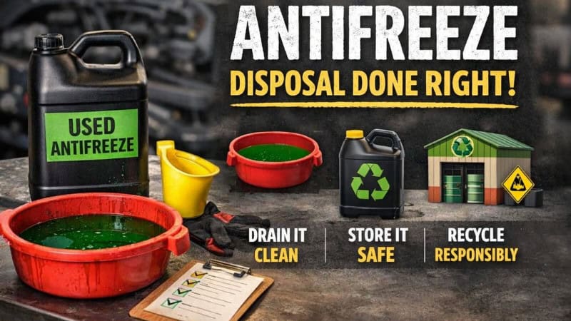 How To Dispose Of Coolant Autozone