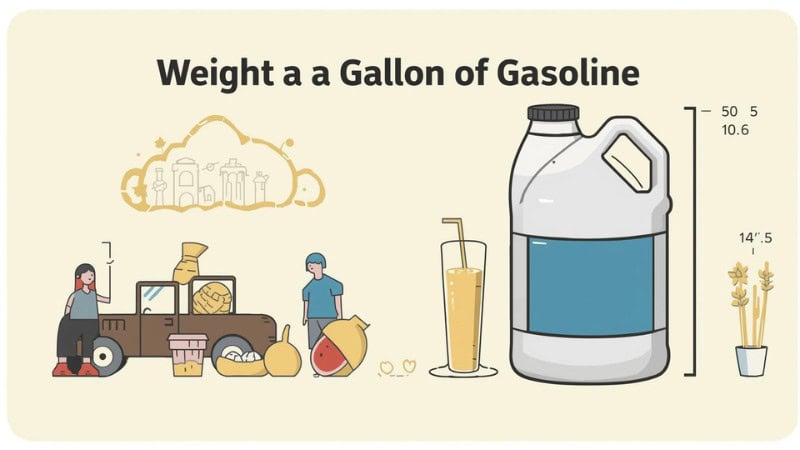 How Much Does a Gallon of Gas Weigh? | Gas Weight Explained for Drivers ...